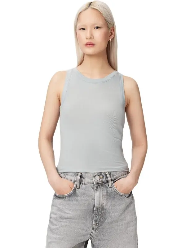 ALLSAINTS Rina Crew Neck Sleeveless Tank Top - Dark Blue