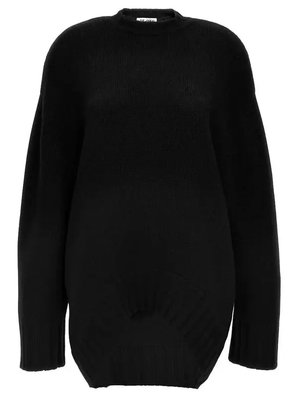 Attico Oversized Knit Dress - Black