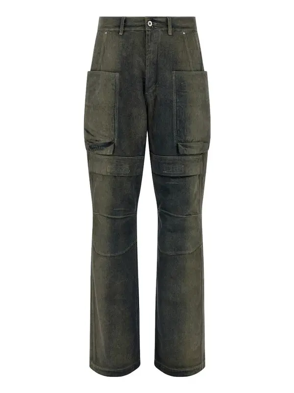 Rick Owens Stefan Cargo Jeans - Gray