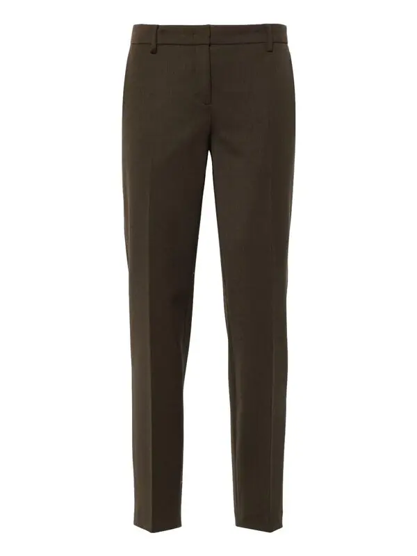 N°21 Straight Trousers - Green