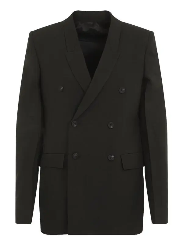 Rick Owens Jmf Virgin Wool Jacket - Green