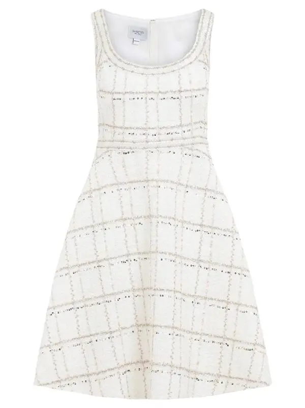 Giambattista Valli Buckle Polyamide Midi Dress - White