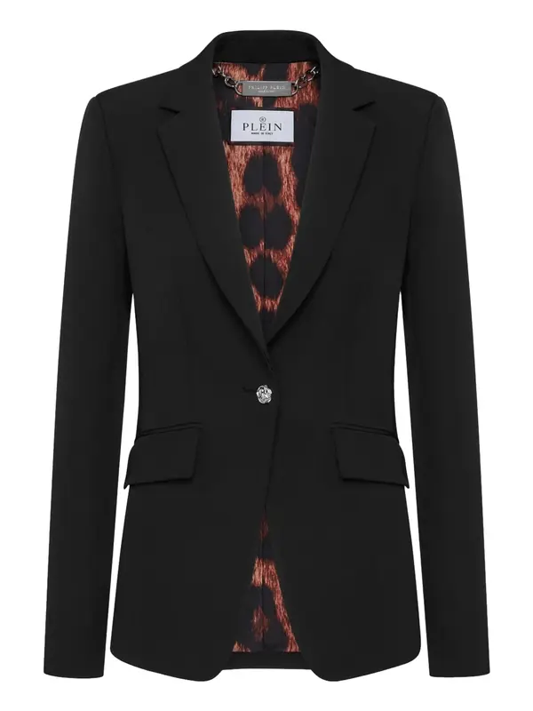 Philipp Plein Crystal-skull Blazer - Black