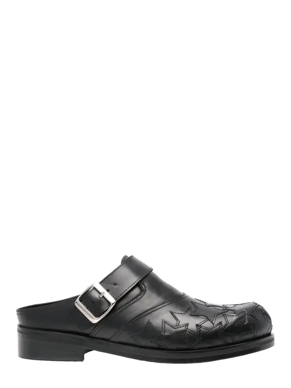 STEFAN COOKE Star Biker Mules - Black