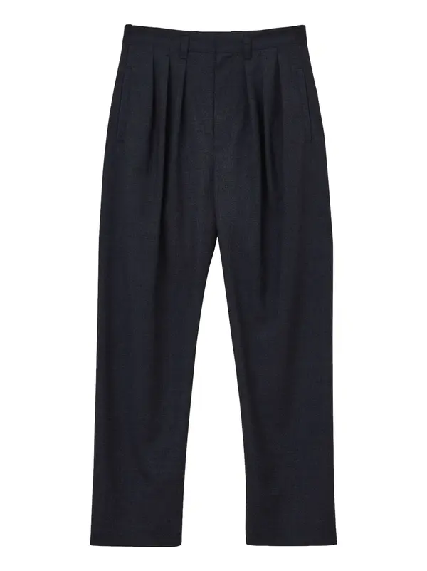 LEMAIRE Pleated Tailored Trousers - Blue