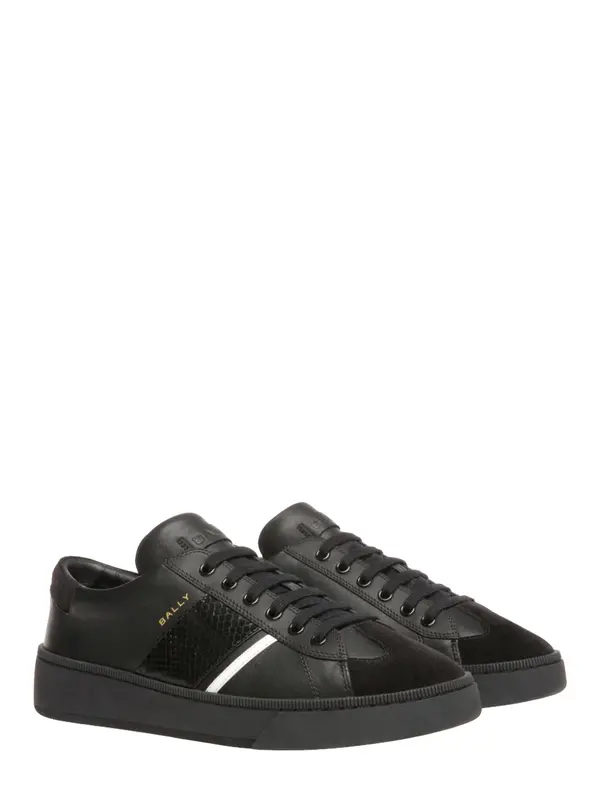 Bally Roller Lace-up Sneakers - Black