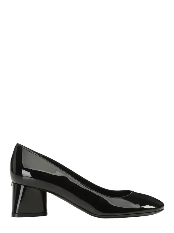 SERGIO ROSSI Pilier Leather Pumps - Black