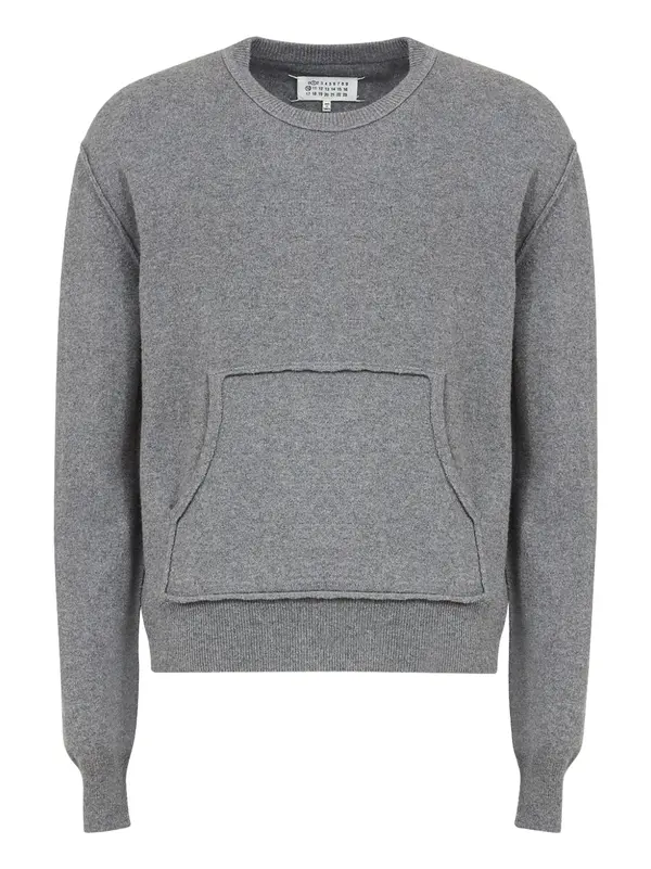 MAISON MARGIELA Pouch-pocket Sweater - Grey