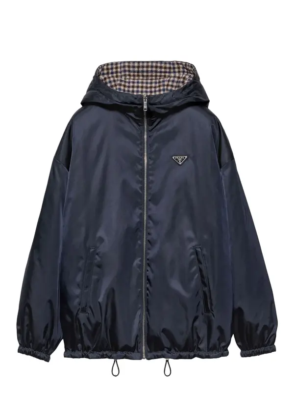 Prada Re-nylon Blouson Jacket - Blue
