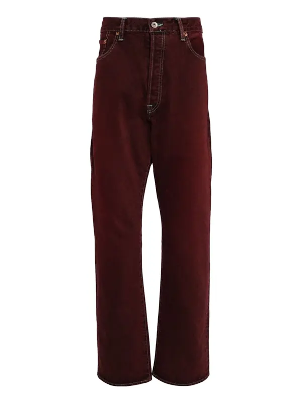 DOUBLET Straight-leg Jeans - Red