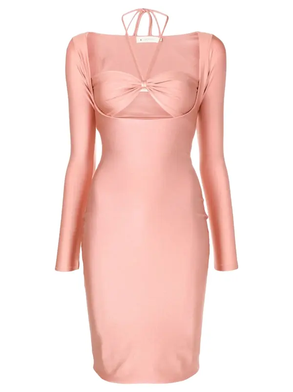 LETHICIA BRONSTEIN Marylin Cut-out Midi Dress - Pink