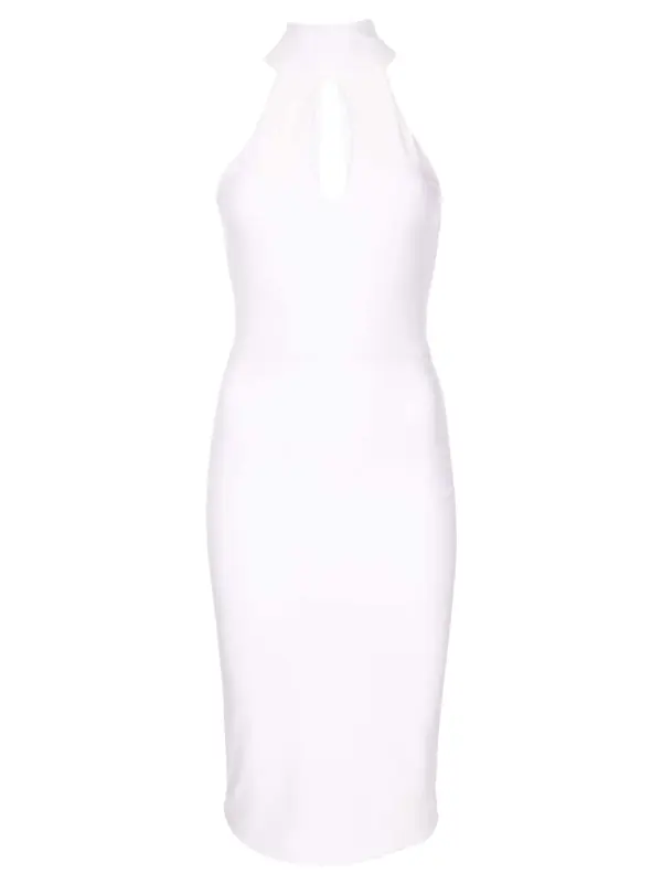 LETHICIA BRONSTEIN Audrey Cut-out Midi Dress - White