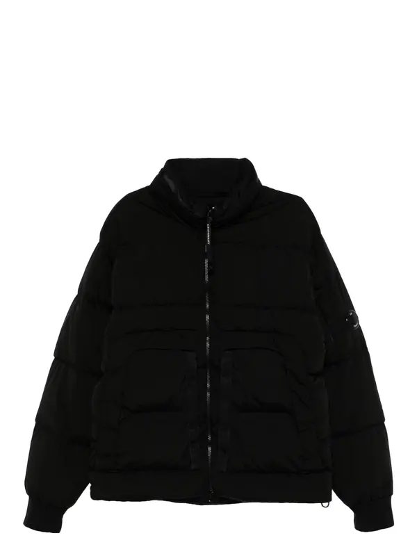 C.P. COMPANY Lens-embellished Padded Jacket - Black