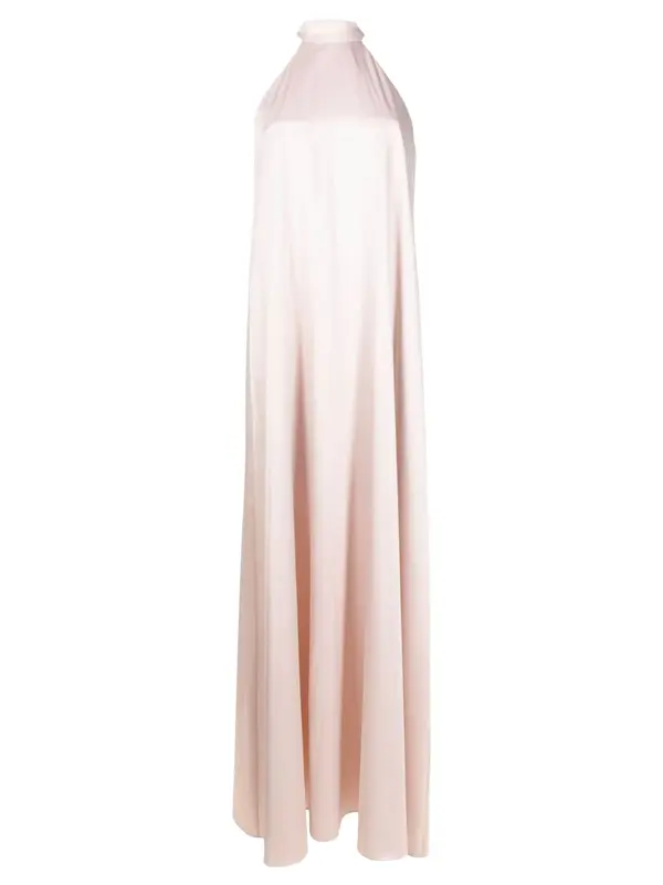 LETHICIA BRONSTEIN Bly Satin Maxi Dress - Pink