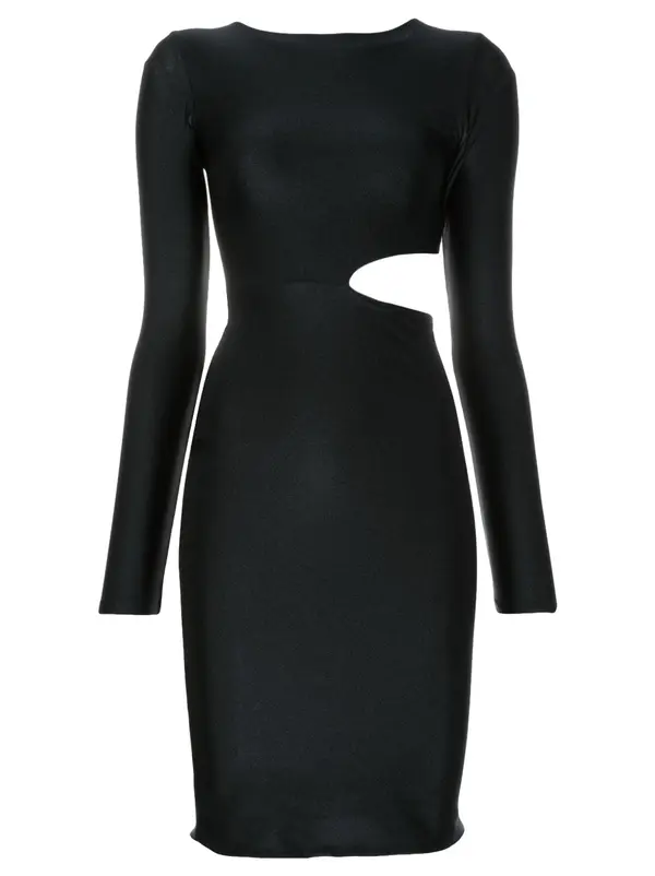 LETHICIA BRONSTEIN Sophia Cut-out Midi Dress - Black