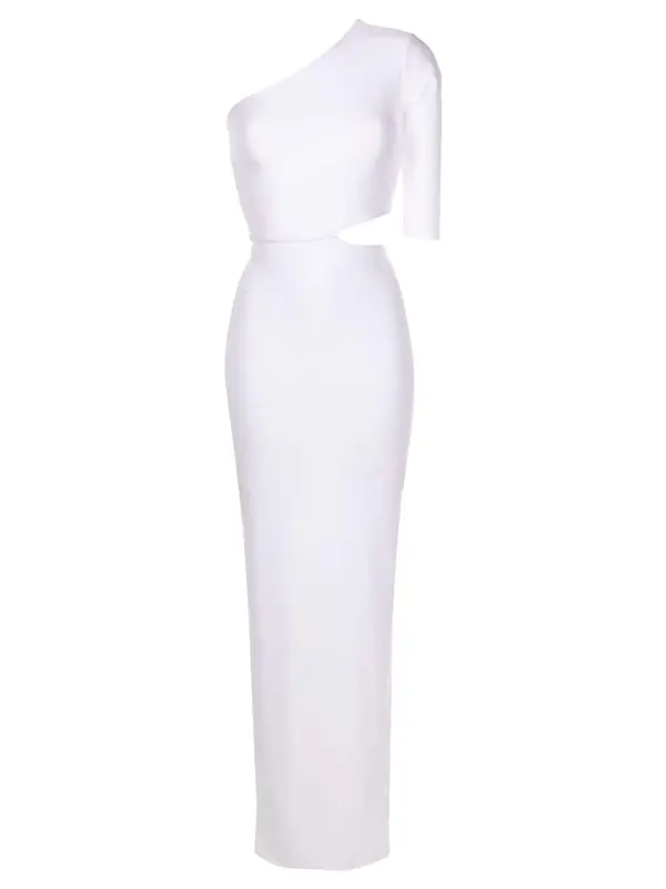 LETHICIA BRONSTEIN Sophia Cut-out Gown - White