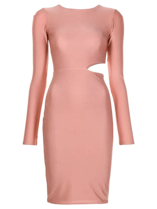 LETHICIA BRONSTEIN Sophia Cut-out Midi Dress - Pink