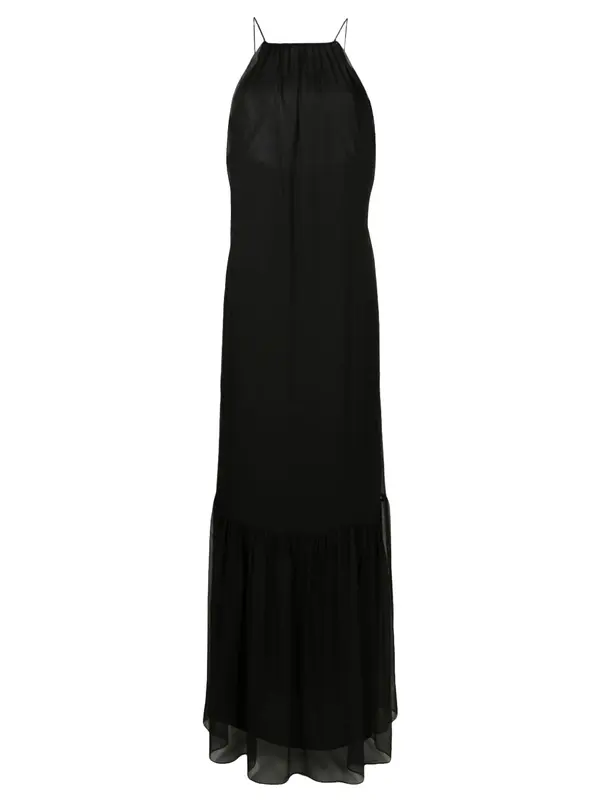 LETHICIA BRONSTEIN Orion Square-neck Maxi Dress - Black