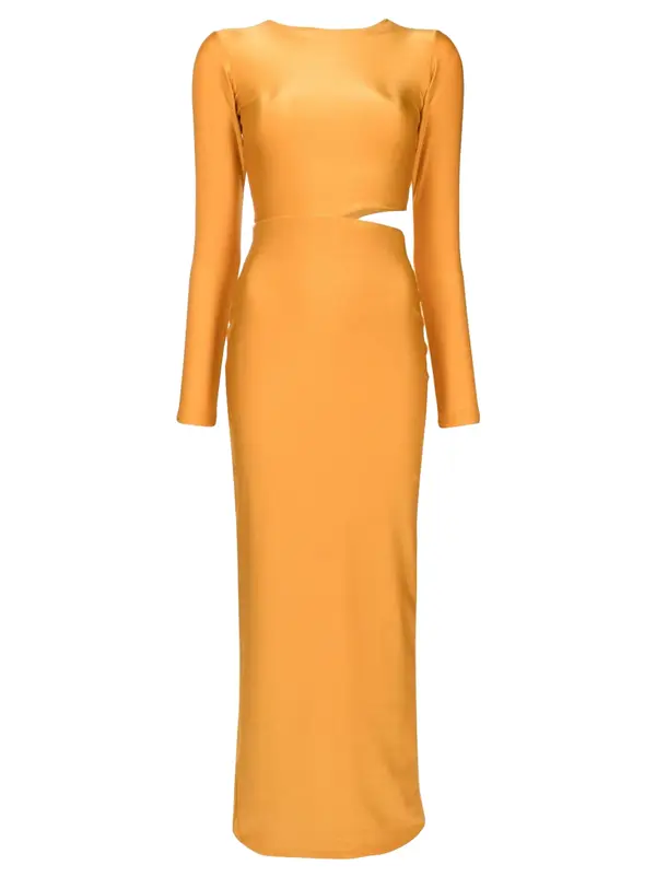 LETHICIA BRONSTEIN Sophia Cut-out Maxi Dress - Yellow