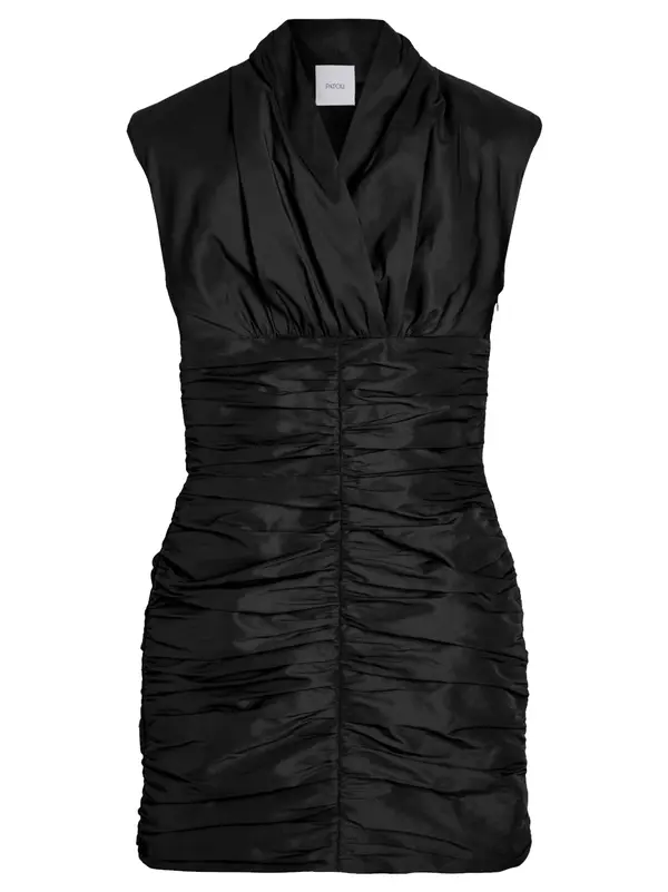 Patou Open-back Mini Dress - Black