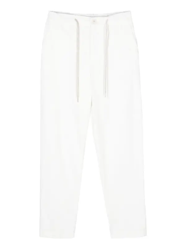 Eleventy Corduroy Tapered Trousers - White