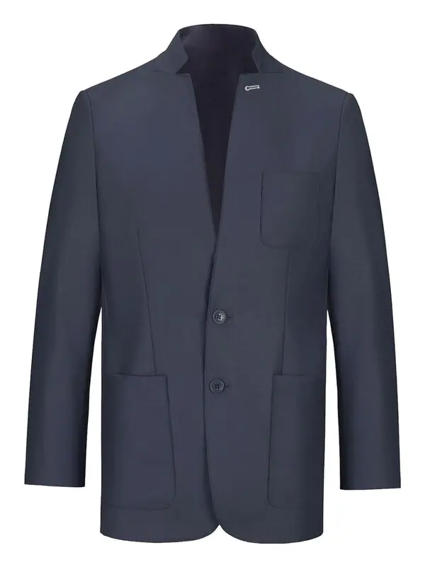 Shanghai Tang Ultra-light Unstructured Blazer - Blue