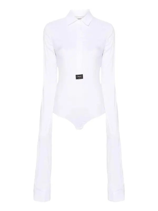 Coperni Poplin Bodysuit - White
