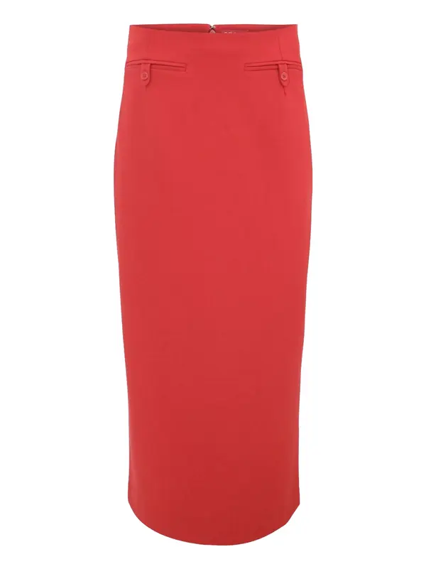 Staud Smith Skirt - Red