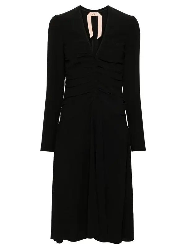 N°21 Midi Dress - Black