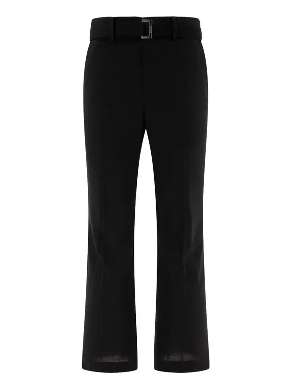 Sacai Belted Trousers - Black