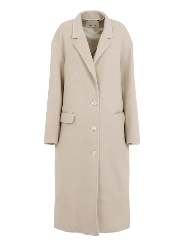 Isabel Marant Efezia Ankle-length Coat - Beige