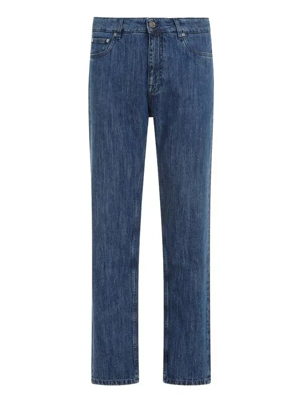Etro Roma Straight Leg Jeans - Blue