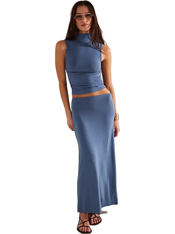 Free People Matching Set - Blue Granite