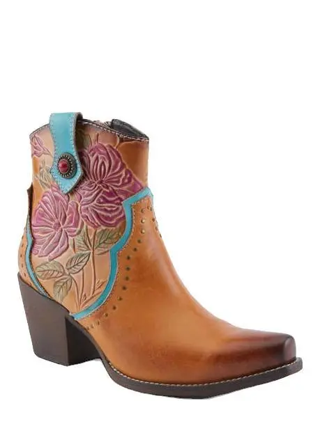 SPRING STEP SHOES Rebamac Western Boots - Camel
