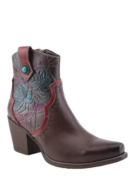 SPRING STEP SHOES Rebamac Western Boots - Chocolate Brown