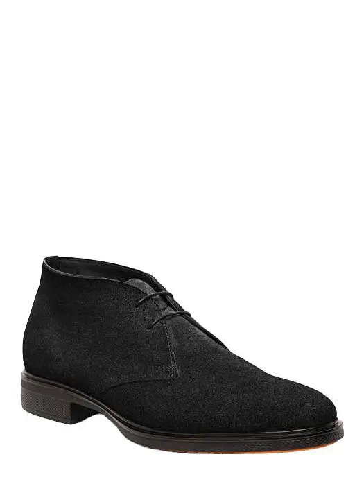 Santoni Easy Chukka Boot - Black
