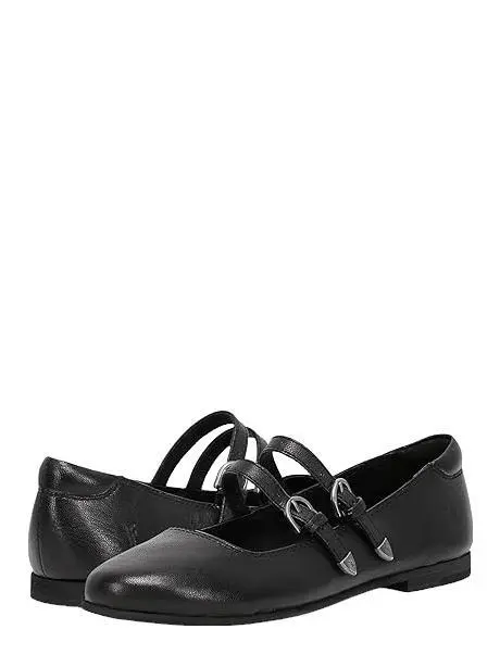 THE FRYE COMPANY Carson Multi Mary Jane Flat Shoes - Black