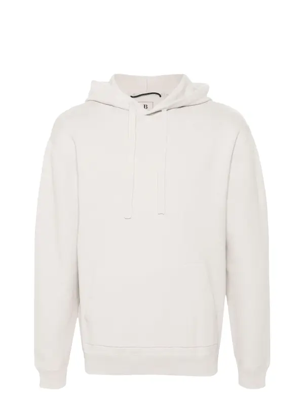 Boggi Milano Technical-jersey Hoodie - Grey