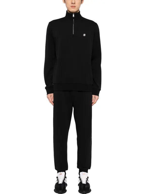 BOSS Logo-appliqué Track Pants - Black