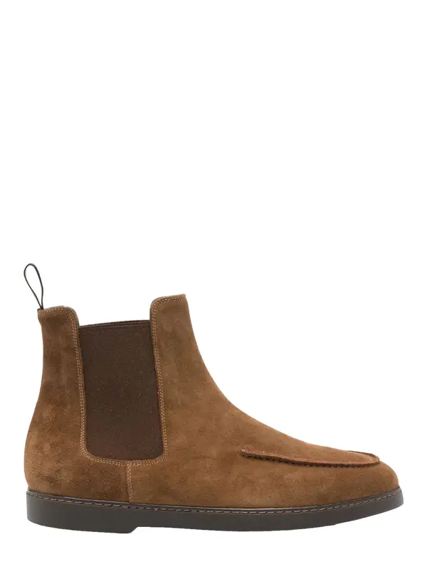 DOUCAL'S Suede Ankle Boots - Brown