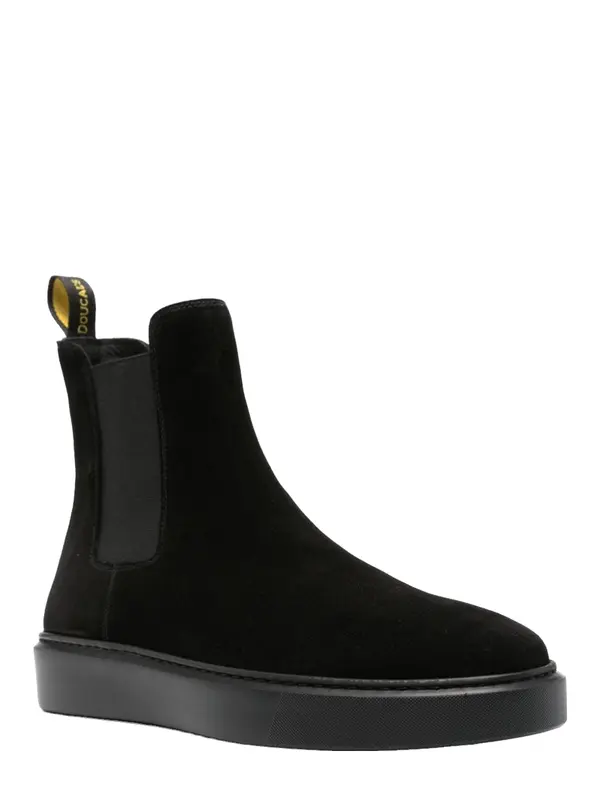 DOUCAL'S Suede Ankle Boots - Black
