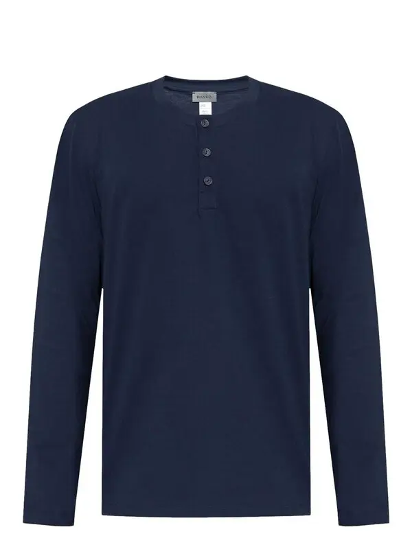 Hanro Long-sleeves Cotton T-shirt - Blue
