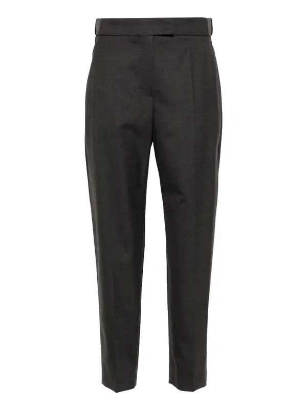 Brunello Cucinelli Monili-chain Trousers - Grey