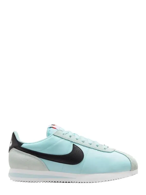 Nike Cortez Textile Sneakers - Glacier Blue/white/safety Orange