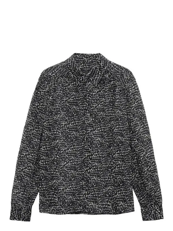 Rag & Bone Emmy Silk-blend Top - Black Multi