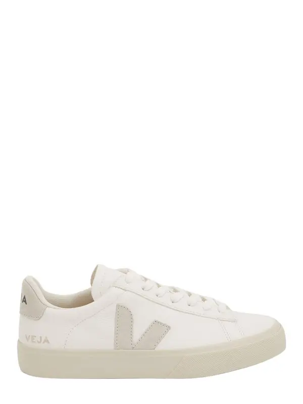 VEJA Leather And Suede Trainers - White/natural