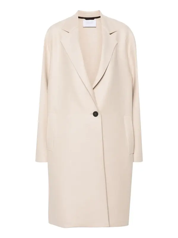 Harris Wharf London Virgin Wool Coat - Neutrals
