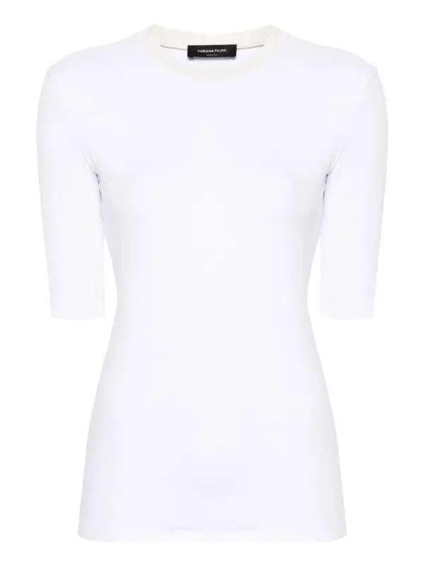 Fabiana Filippi Jersey T-shirt - White