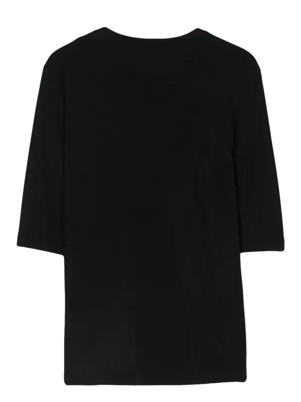 Seventy Stretch-jersey T-shirt - Black