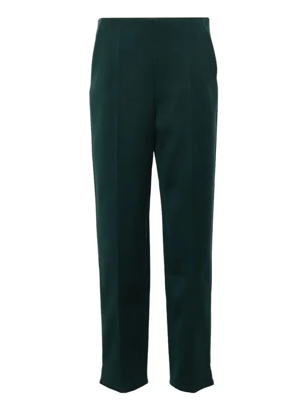 Giorgio Armani Straight-leg Wool Trousers - Green